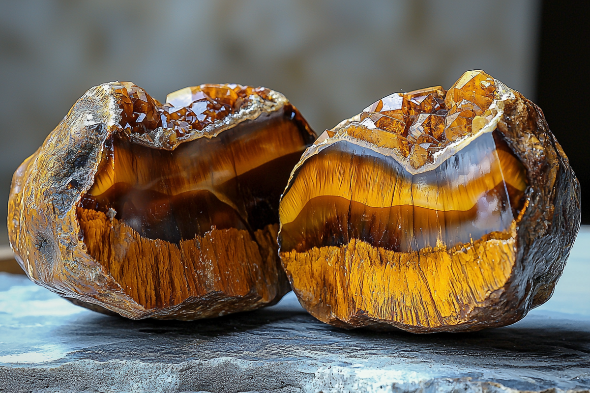 Tiger's Eye Stone Geodes: The Golden-Hued Stone of Strength and ...