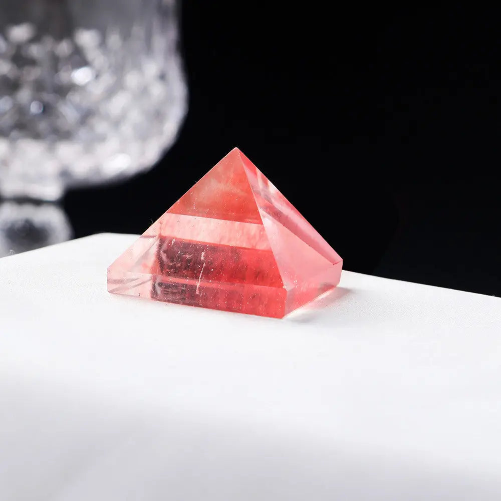 RED SMELTING STONE ENERGY PYRAMID | zenstarstore