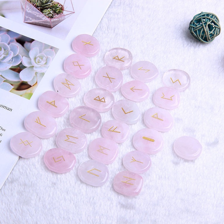 ZENSTARSTORE SEMIPRECIOUS CRYSTAL RUNIC ALPHABET TO OBTAIN COSMIC ...